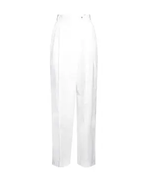 Dolce & Gabbana Loose-fitting Trousers - White