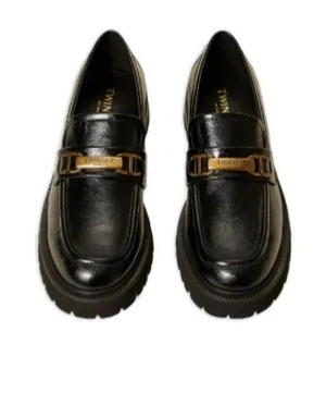 TWINSET Oval Clasp Loafers
