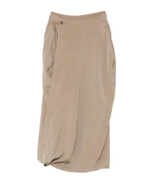 UMA WANG Belt Loop Midi Skirt