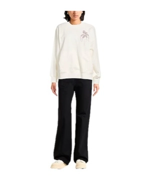Brunello Cucinelli Long Sleeve Sweatshirt With Appliqués