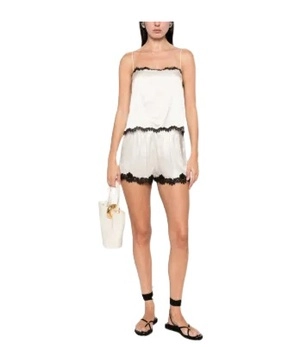 DÔEN Iona Lace-trim Shorts