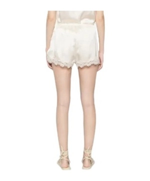 DÔEN Iona Lace-trim Mini Shorts