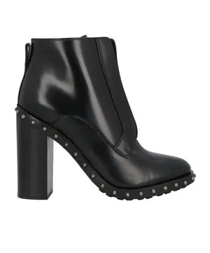 Dolce & Gabbana Solid Color Ankle Boots - Black