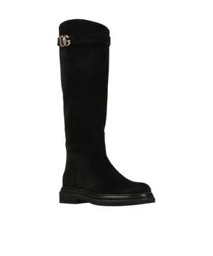 Dolce & Gabbana Solid Color Long Boots
