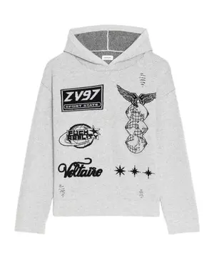 Zadig&Voltaire Graphic-print Hoodie - Grischineclai
