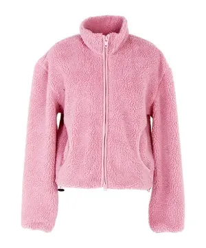 DIESEL® Fleece Jacket With Logo Detail