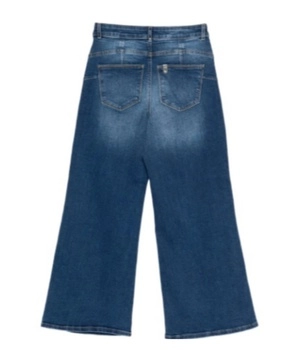Liu Jo Wide Leg Belt Loop Jeans