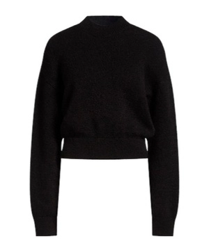 Jacquemus Light And Thin Knitted Sweater - Black
