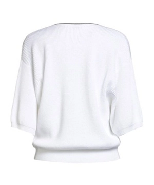 Brunello Cucinelli Solid-color Knitted Short-sleeved Shirt