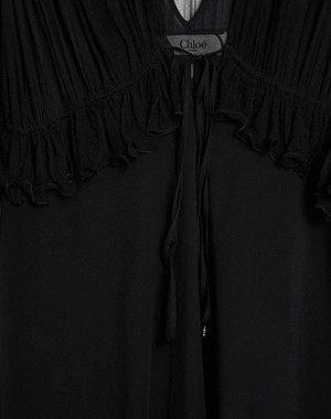 Chloé Chiffon Crepe Dress
