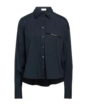 Brunello Cucinelli Solid Color Shirts - Blue