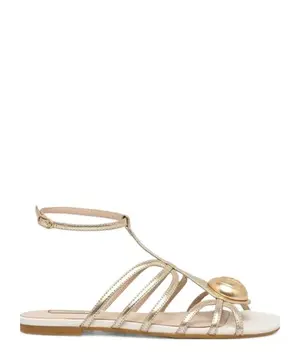 LIU JO T-bar Logo Detail Sandals