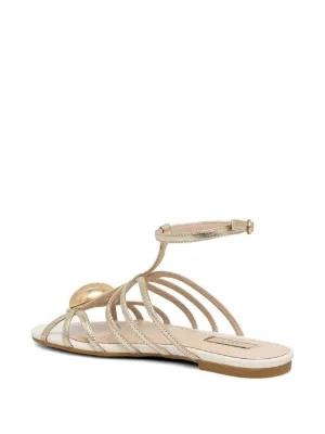 Liu Jo T-bar Logo Detail Sandals