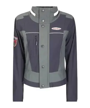 Martine Rose Paneled Logo Patch Jacket - Black