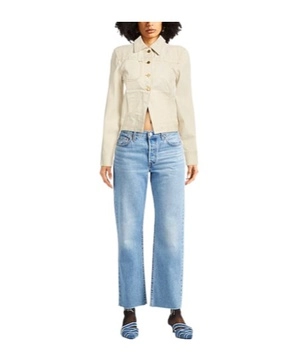 Jacquemus Solid Color Denim Jacket