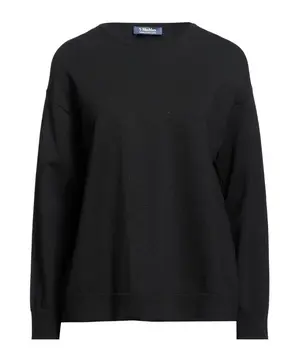 Max Mara Minimalist Long-sleeve Knit Top - Black