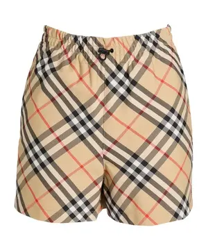 Burberry Checkered Drawstring Shorts