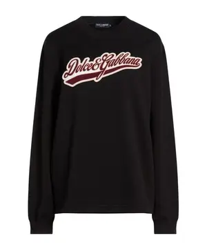 Dolce & Gabbana Solid Color Sweatshirt - Black