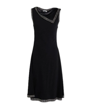 Burberry Sleeveless Solid-color Dress - Black