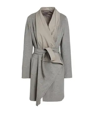 Max Mara Solid Color Coats - Grey