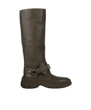 Burberry Thick-soled Ankle Boots - Green