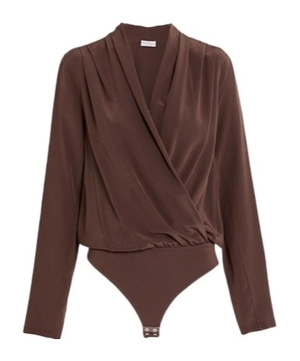 Brunello Cucinelli V-neck Top - Brown