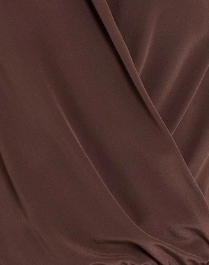 Brunello Cucinelli V-neck Crepe Bodysuit