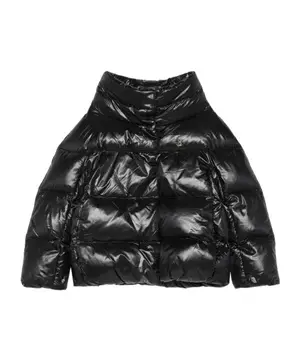 Herno Quilted High-neck Jacket - Black
