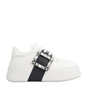 ROGER VIVIER Viv Skate Sneakers With Signature Buckle