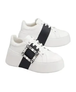 ROGER VIVIER Viv Skate Sneakers With Signature Buckle