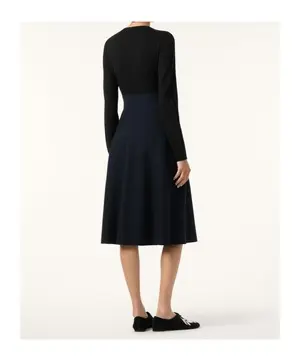 Loro Piana Touch Royal Lightness Skirt - Navy Blue