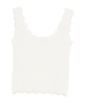 LOW CLASSIC Sleeveless Top - White