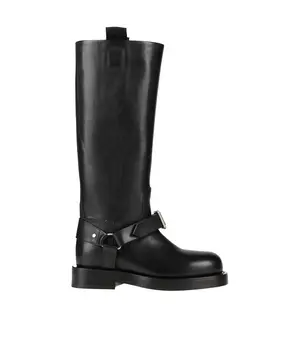 Burberry Minimalist Leather Riding Boots