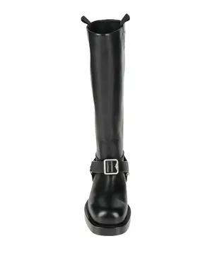 Burberry Minimalist Leather Riding Boots