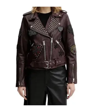 ALLSAINTS College Leather Biker Jacket