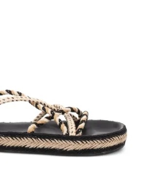 Isabel Marant Étoile Braided Rope Slingback Sandals