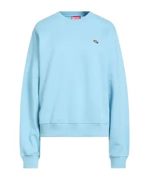DIESEL® Simple Solid-color Long-sleeved Sweatshirt - Blue