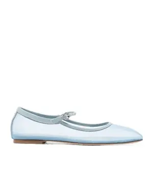 AeydĒ Uma Mesh Ballet Flats - Blue
