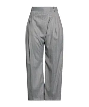 GANNI Wide Leg Striped Trousers