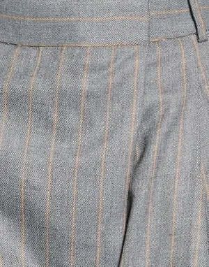 GANNI Wide Leg Striped Trousers