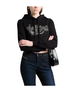 DIESEL® Solid Color Hooded Sweatshirt
