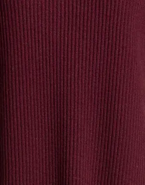 Brunello Cucinelli Ribbed Knit Turtleneck Midi Dress