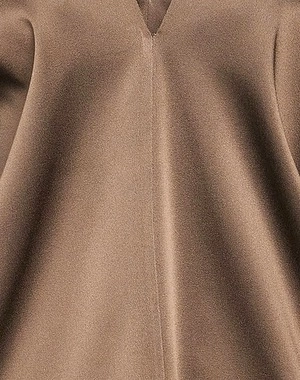 Brunello Cucinelli V-neck Satin Top