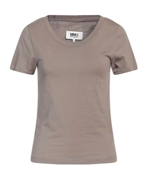 MAISON MARGIELA Solid Crew Neck Short Sleeve T-shirt