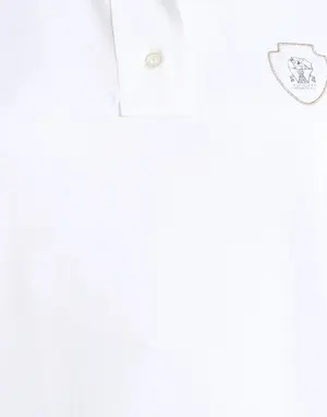 Brunello Cucinelli Jersey Polo Shirt With Appliqués