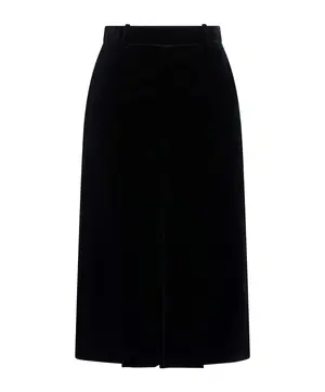 Saint Laurent Velvet Wide-leg Pants