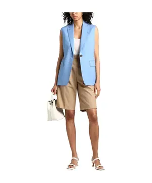 Burberry Sleeveless Wool Blazer