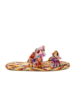 Zimmermann Carousel Floral-bow Sandals