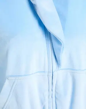 Balenciaga Chenille Zip-up Cropped Sweatshirt