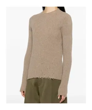 UMA WANG Long-sleeved Crew Neck Cashmere Sweater